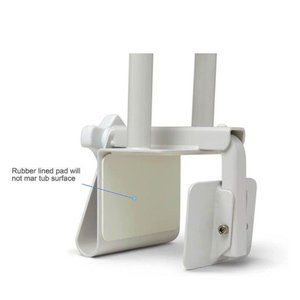 Medline | Bath | Bathtub Safety Grab Bar Handle Clamps On To Side Of ...